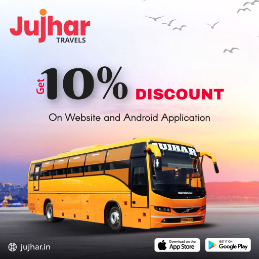 Online Bus Ticket Booking, Route, Time Schedule | Jujhar Travels