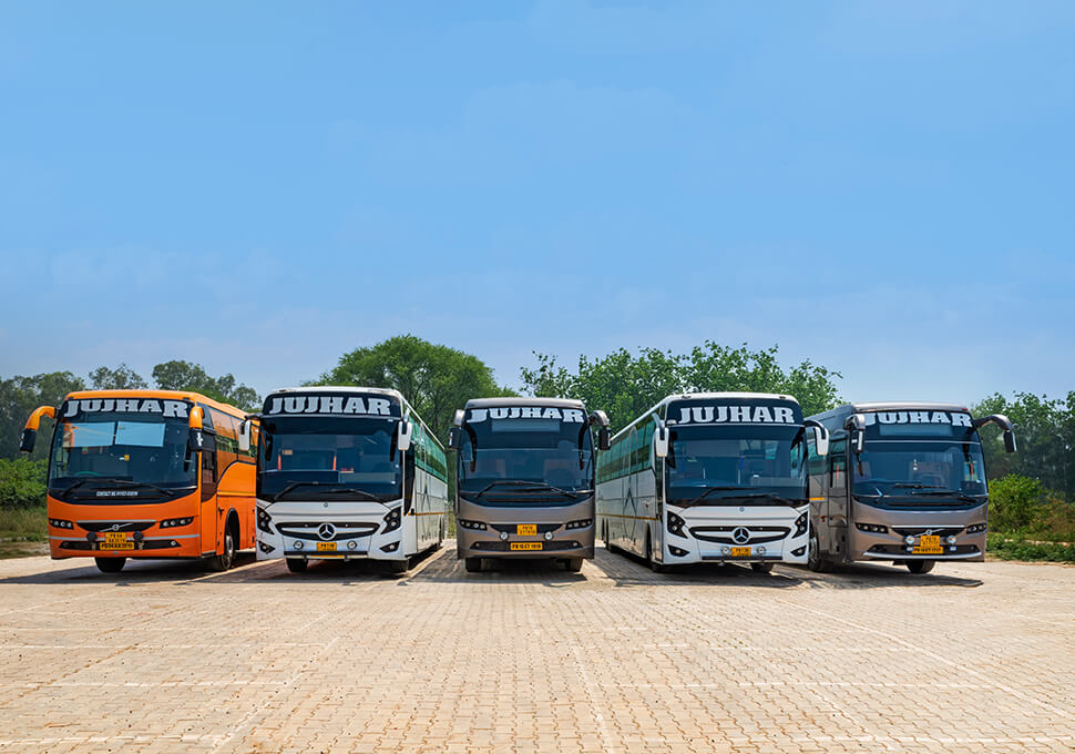 Online Bus Ticket Booking, Route, Time Schedule | Jujhar Travels