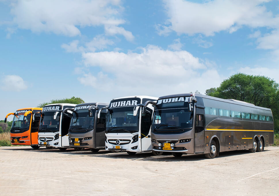 Online Bus Ticket Booking, Route, Time Schedule | Jujhar Travels